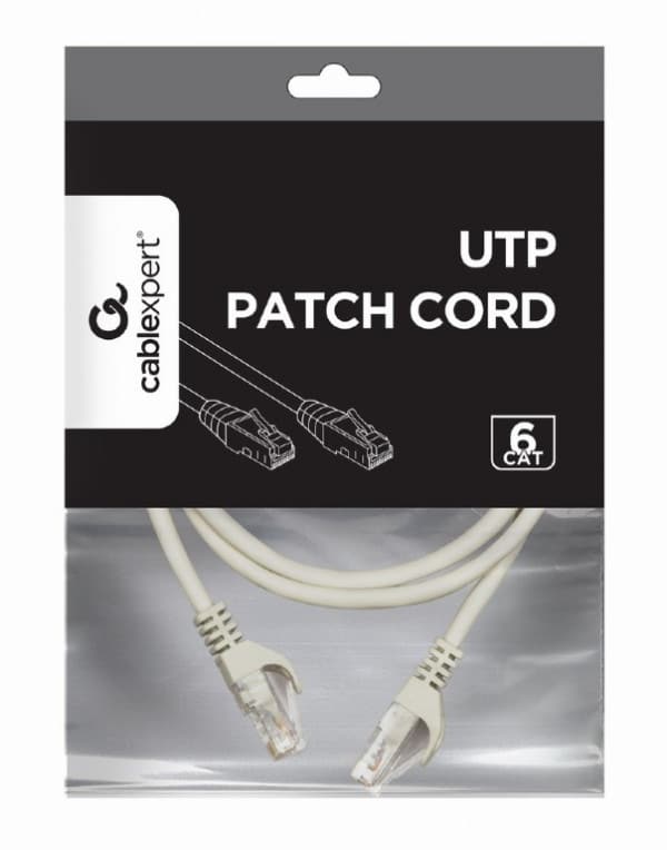 LAN UTP-kabl patch Cablexpert PP6U-2M Cat6 2m | UFORCE.RS