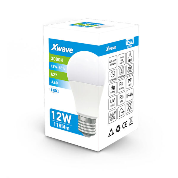 Xwave E27 12W LED sijalica 3000K/220V/1155Lm/Toplo Bela | UFORCE.RS